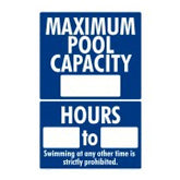 Swimming Pool and Spa Capacity Signs - Ensuring Safety and Compliance