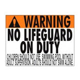 Lifeguard Signs for Pools and Beaches - Keep You and Your Family Safe