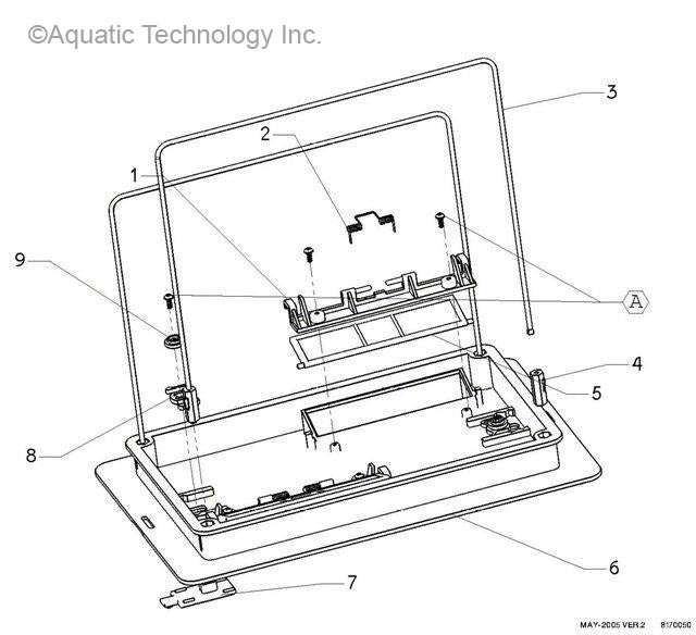 Dolphin Bottom Lid Assembly Replacement Parts