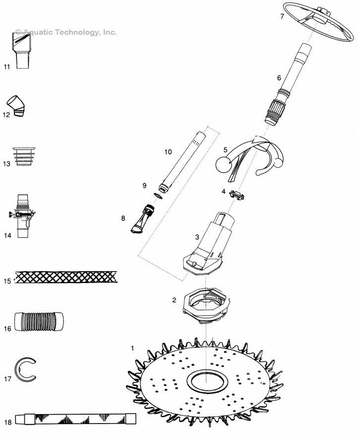 Zodiac Baracuda Pacer Cleaner Replacement Parts