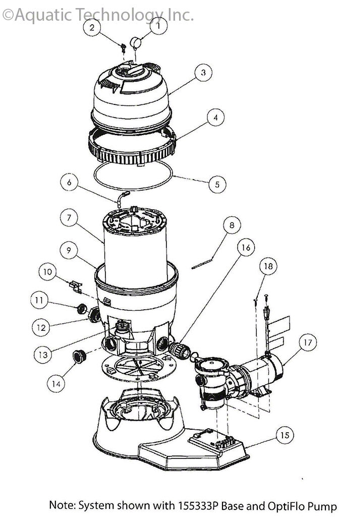 Sta-Rite PLD Aboveground D.E. Filter Parts