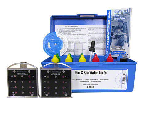 Taylor K-1748 Combination Pool/Spa Chlorine DPD Midget Test Kit ...