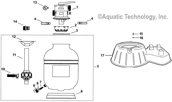 Jacuzzi Laser Sand Filter (L140C, L160C, L190C, L192C, L225C, L250C) P