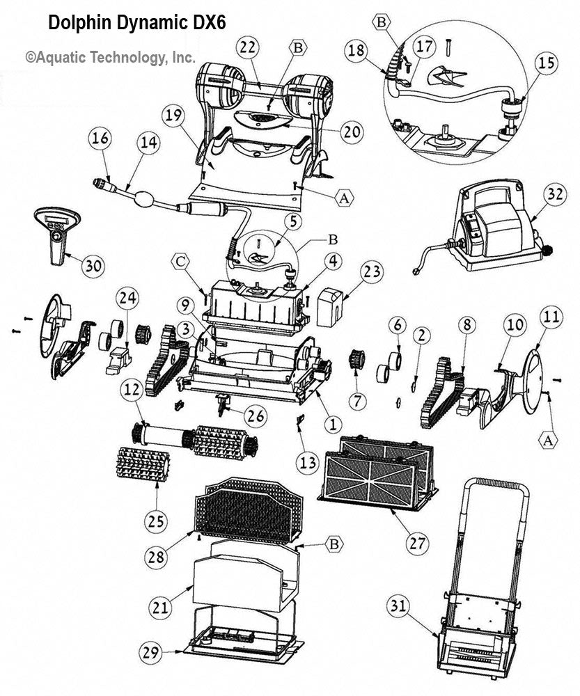 Dolphin Dynamic DX6 Replacement Parts