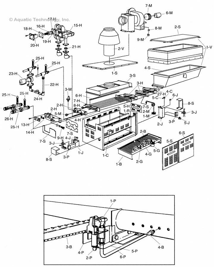 Raypak Commercial 1178/1223 Heater (Raytherm) Replacement Parts