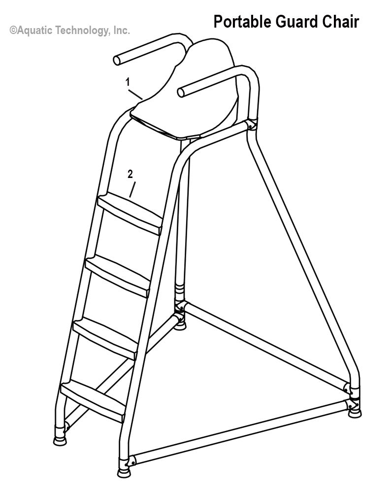 Paragon Portable Lifeguard Chair Replacement Parts