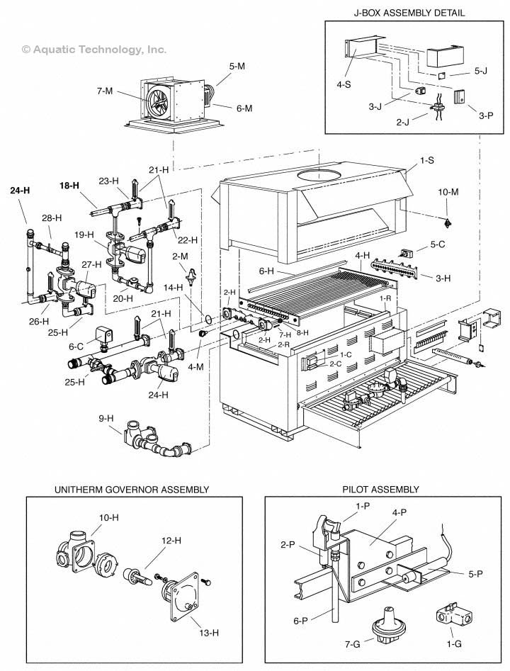 Raypak Commercial 4001 Heater (Raytherm) Replacement Parts