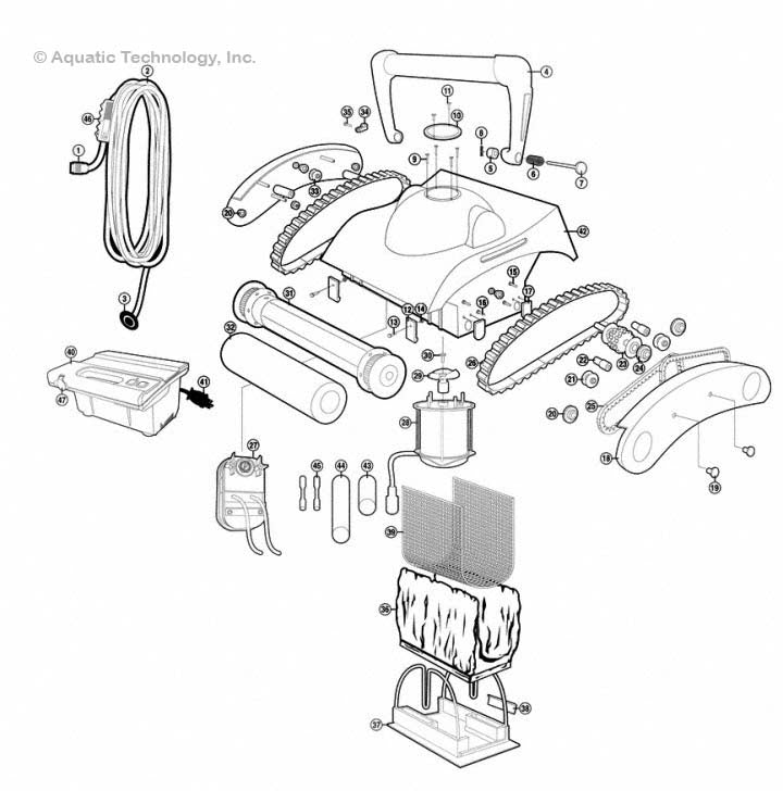 Pentair Kreepy Krauly Prowler 720 Replacement Parts