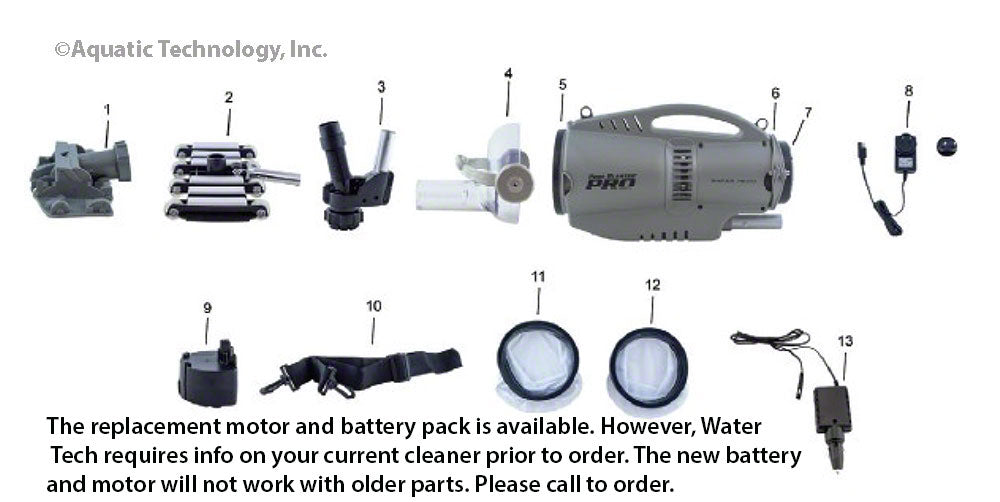 Water Tech Pro 900/1500 Replacement Parts