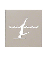 Reusable Pool Depth Marker Stencils - Make Swimming Safer & Easier