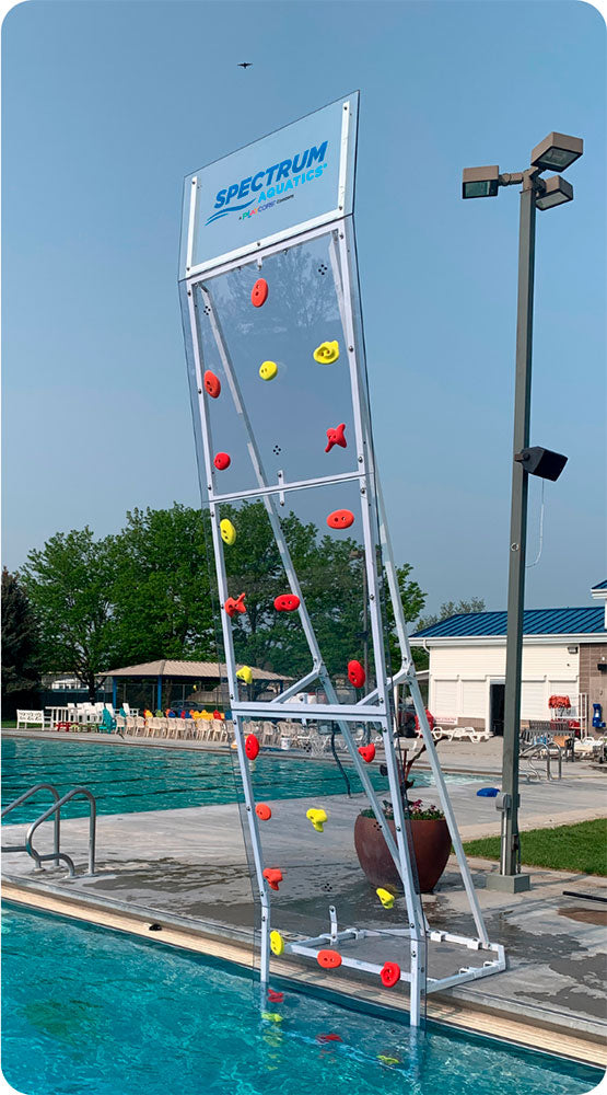 Spectrum KerSplash Pool Climbing Wall - 16 Foot x 4 Foot - 70537-1W