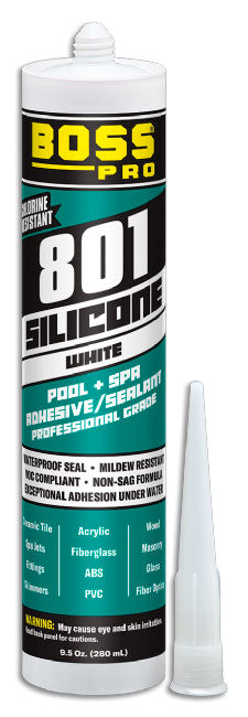 Pool and Spa Silicone Caulking White - 80101B
