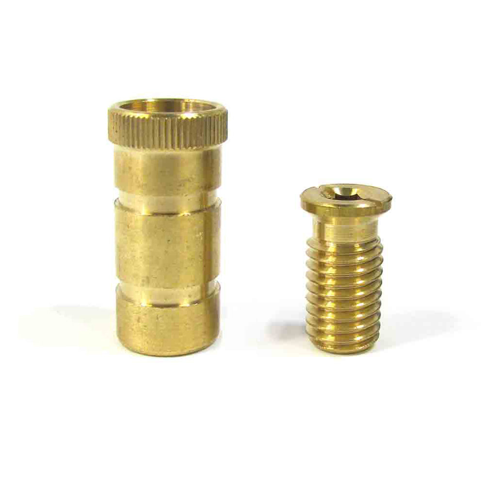Screw-Type Brass Safety Cover Anchors - Threaded - Pack of 5 - SCRANC-5pk