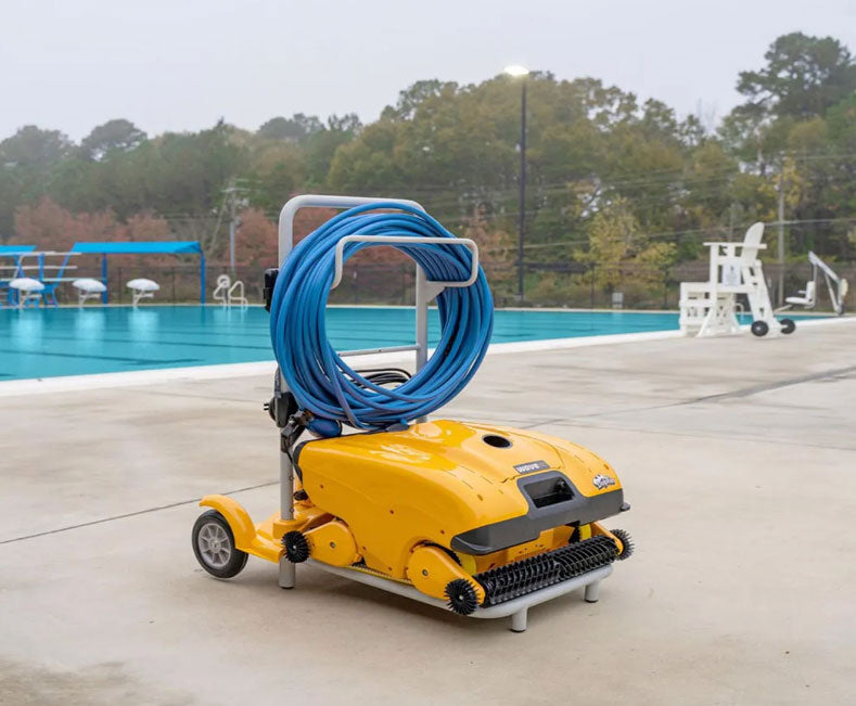 Maytronics Wave 140 Commercial Pool Cleaner - 140 Foot Cable and Caddy ...