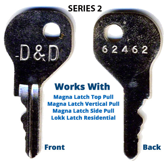 Magna-Latch Gate Lock Duplicate Key Series 2 - MLDUPKEY