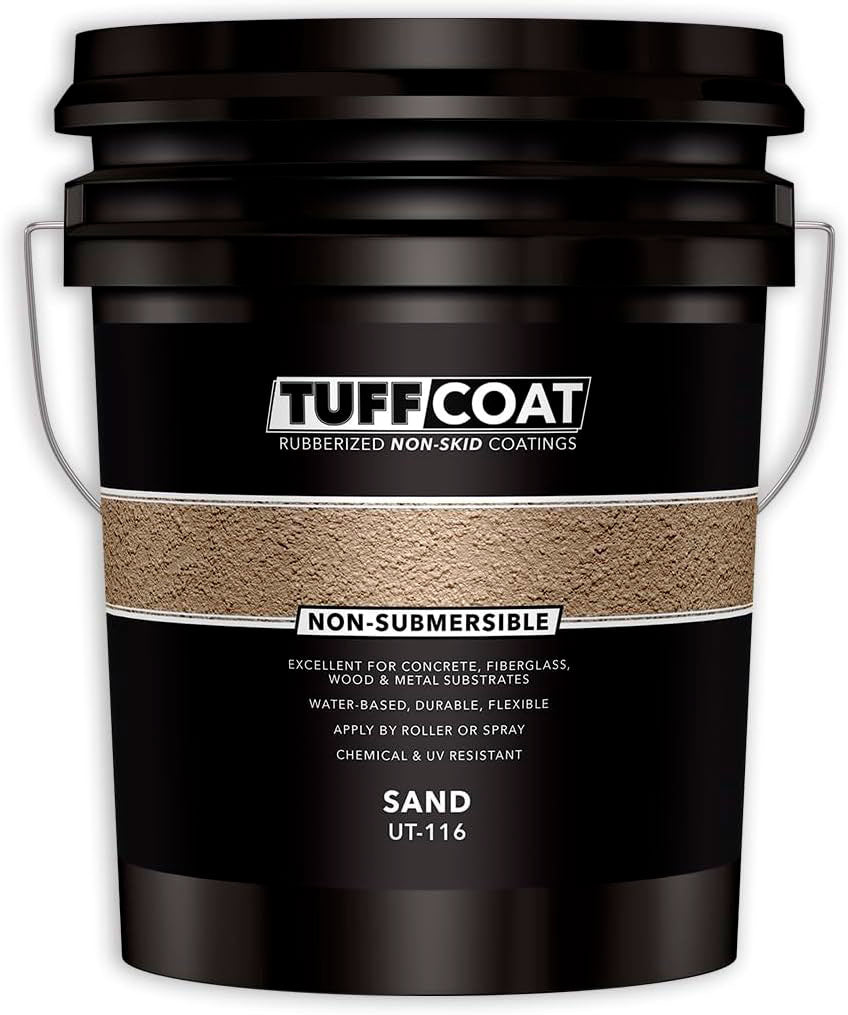 Tuff Coat UT-100 Non-Submersible Non-Skid Coating - Medium Texture - 5 ...