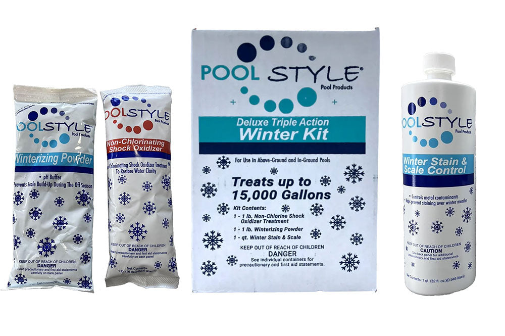 PoolStyle 30K Gallon Deluxe Triple Action Winterizing Kit