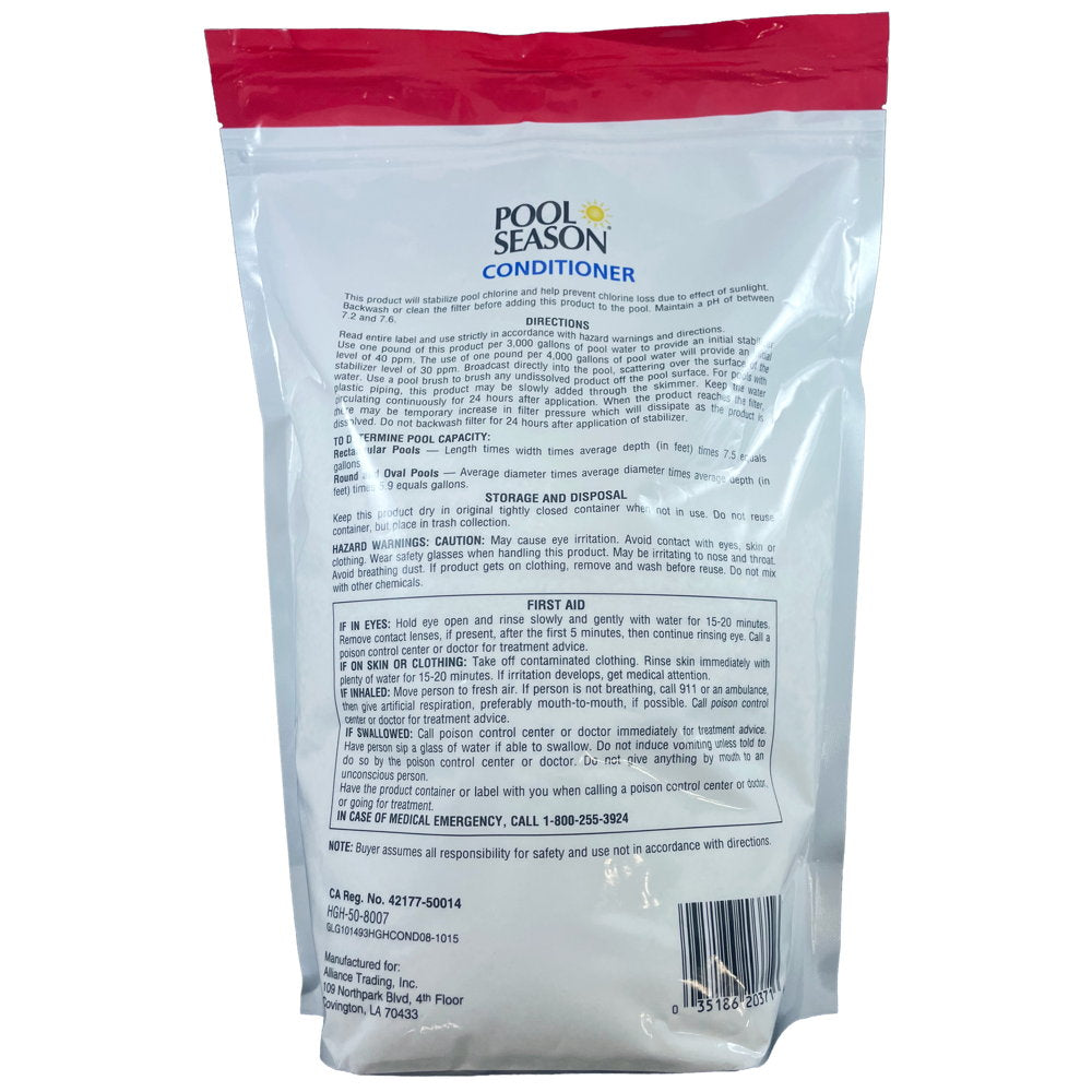 Pool Season Pool Conditioner - 8 Lb. Pouch - HGH-50-8007