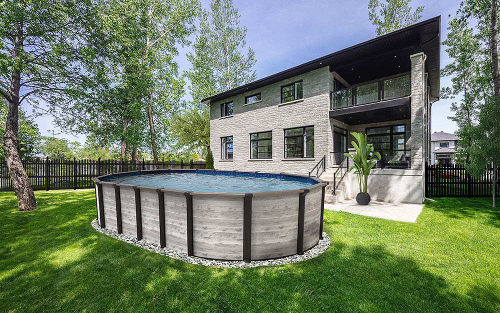 Trendium Costa Oval Aboveground Pool Package - AG-PP-34-OVAL