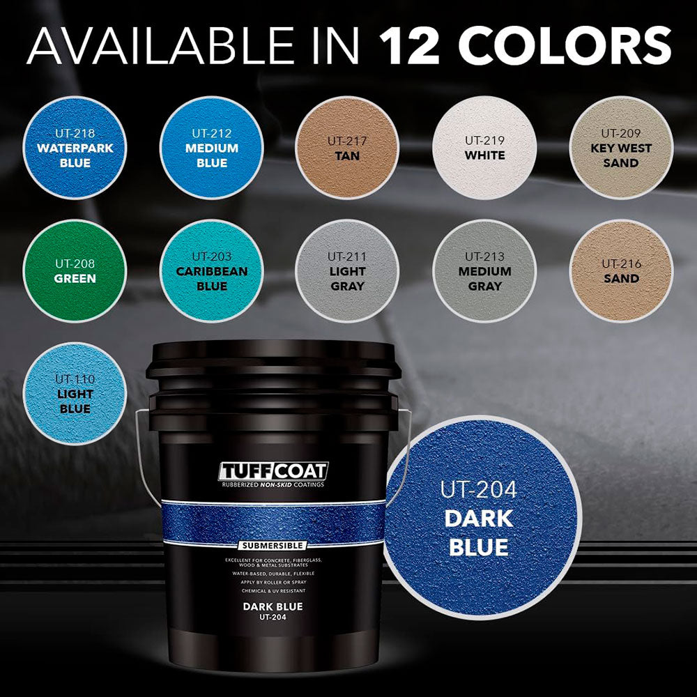 Tuff Coat UT-200 Submersible Non-Skid Coating - Medium Texture - 5 ...