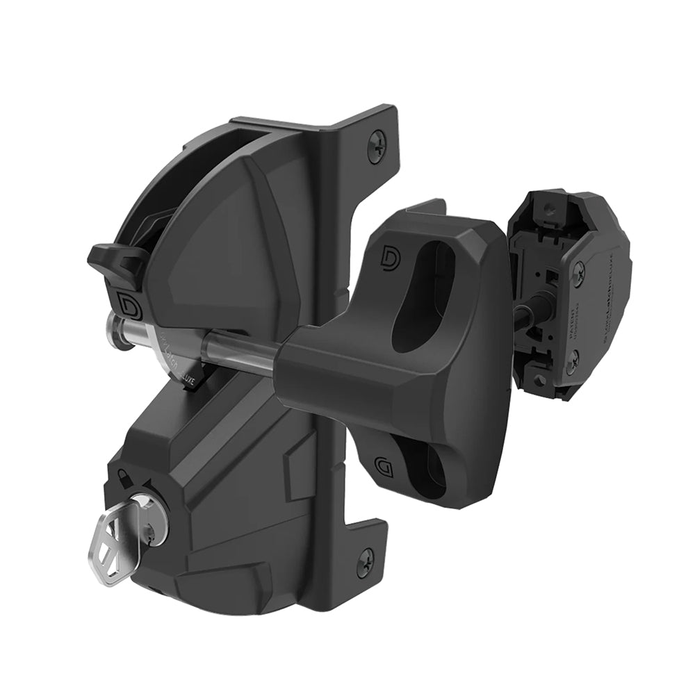 Lokk Latch Deluxe Safety Gate Lock Dual-Lockable - Black - LLDAB