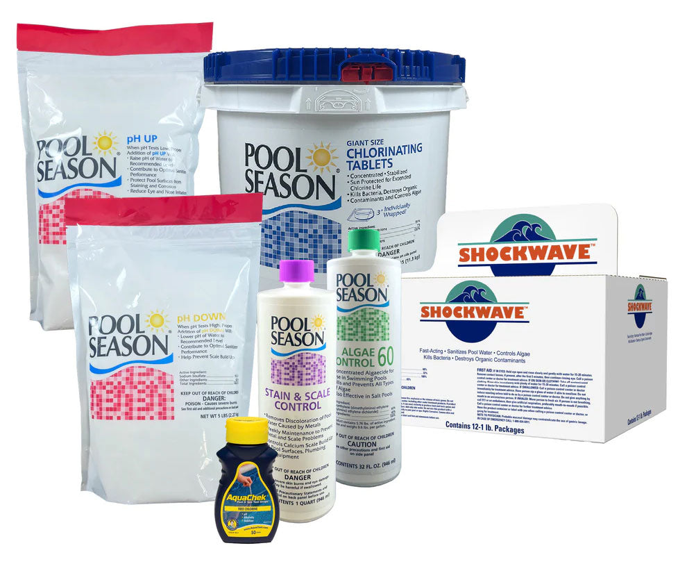 Pool Season Chemical Supply Kit - Small - HGH-50-9501