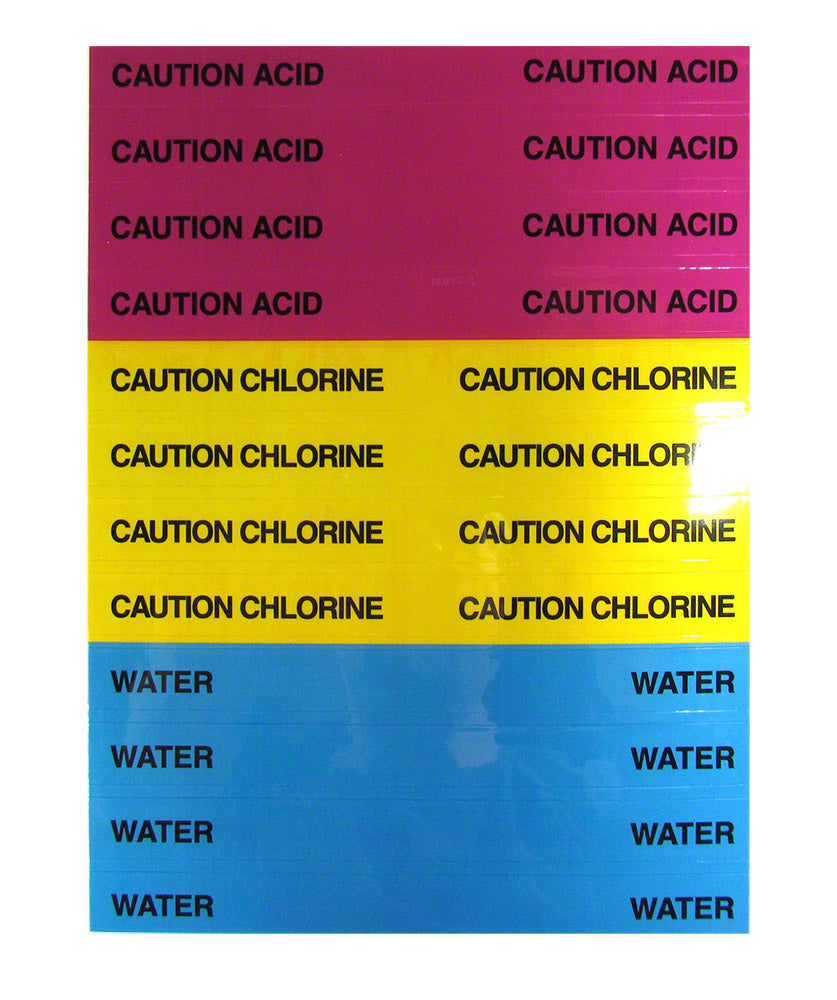 522384 - IntelliChem Tubing .25 x 20 Foot With Color Coded Labels - Pentair