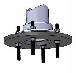 8 Inch Anti-Vortex Plate for Pool Balance Tanks - AVPLATE8PVCKIT