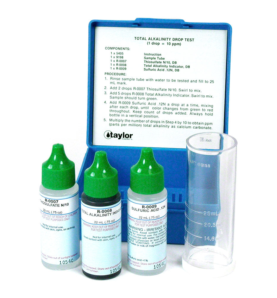 Taylor Drop Test Total Alkalinity Kit - K-1726
