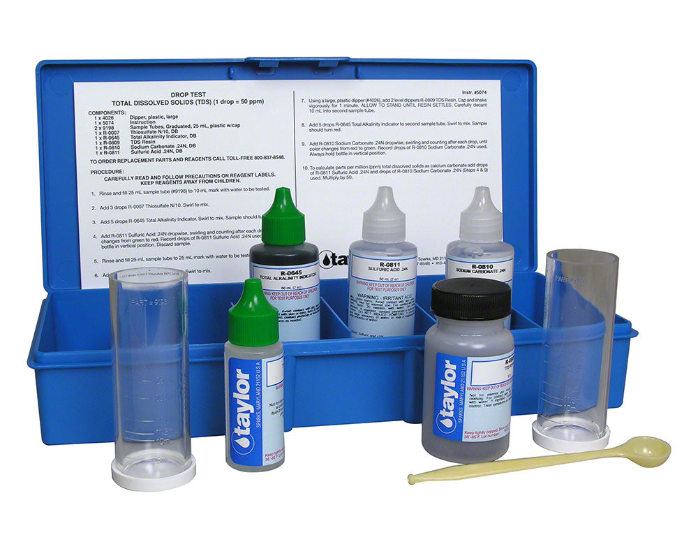 Taylor Drop TDS Pool Test Kit - K-1764