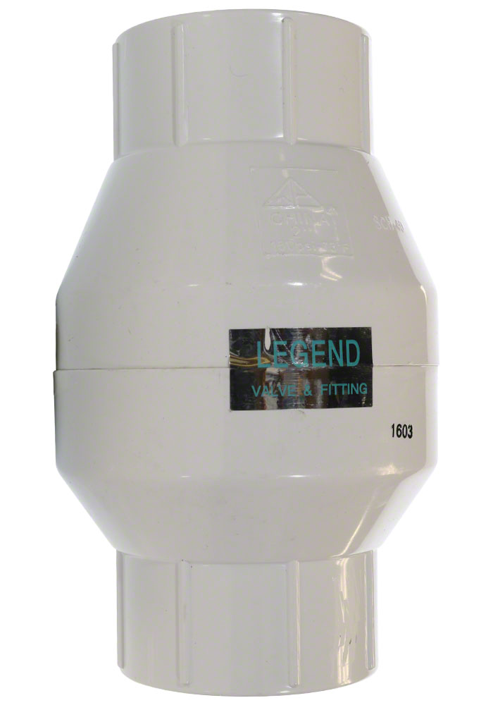 In-Line Spring Check PVC Valve 2 Inch - Solvent