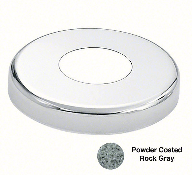 Stainless Pool Rail Escutcheon Plate - Powder Coated Rock Gray - SR ...