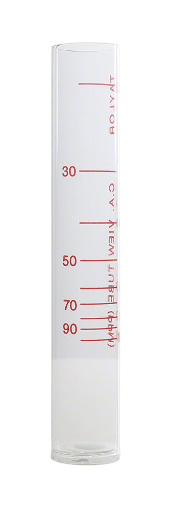 Taylor Test Tube Plastic CYA View - 20-100 ppm (10 ppm Divisions) - 9193