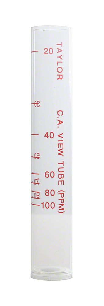 Taylor Test Tube Plastic CYA View - 20-100 ppm (10 ppm Divisions) - 9193