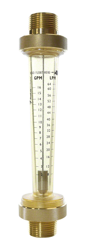 Pentair Small Body Flowmeter 1 Inch Brass Threaded End - LDF359T