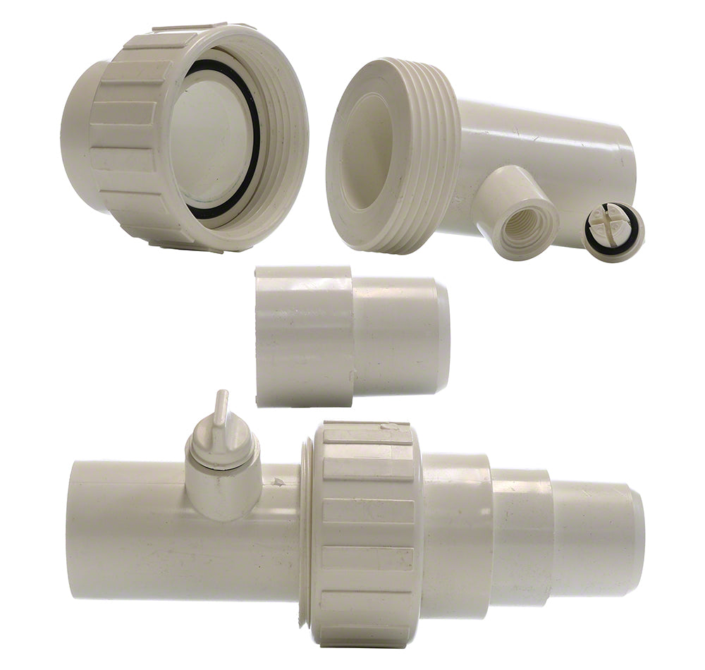 H000318 - Union 1 1/2 X 1/4 Inch Drain PVC Kit - Raypak