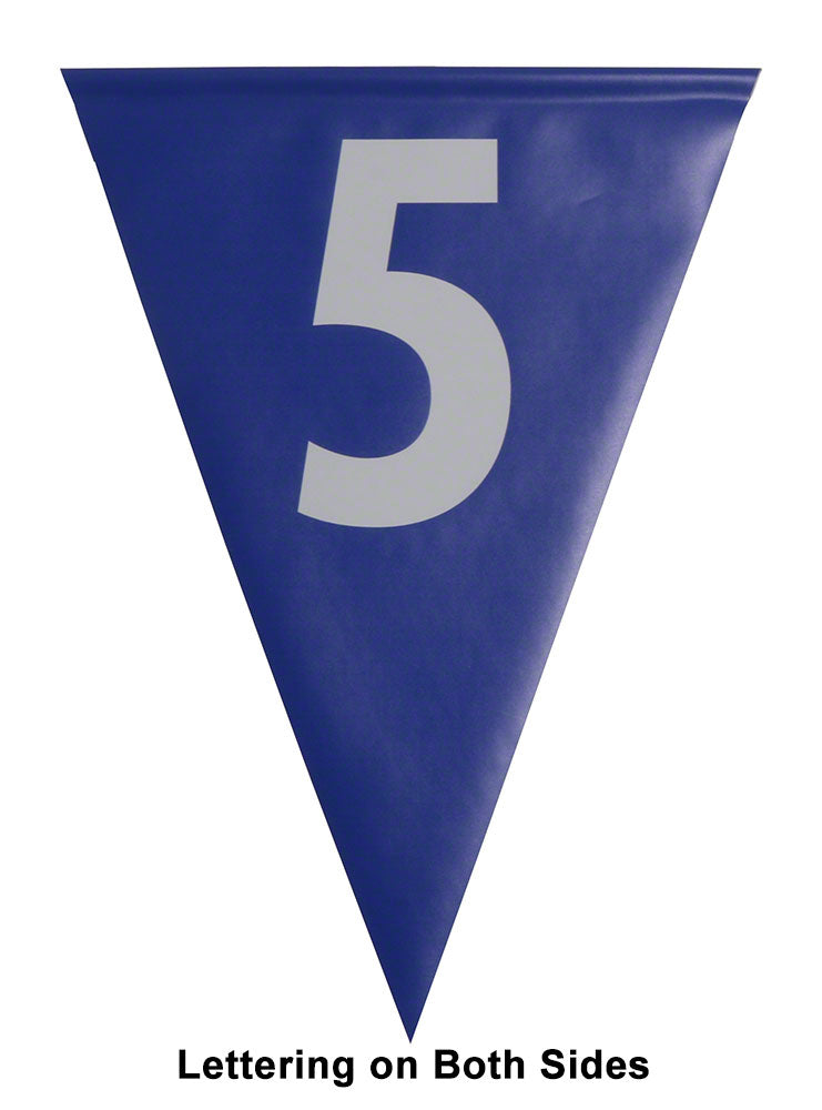 Custom Backstroke Flag 12x18 - Double Sided Custom Lettering