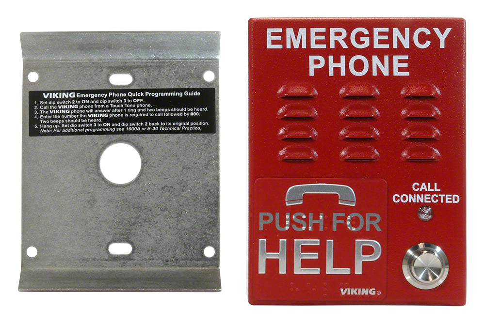 Emergency Poolside Phone for Wet Environments - ADA Compliant - E-1600A-EWP