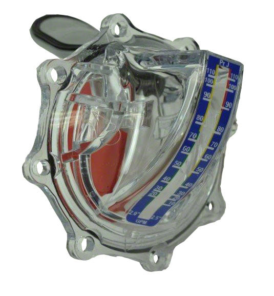 FlowVis Pool Flowmeter for 2 or 2.5 Inch Retrofit for Jandy 2-Way Valve ...