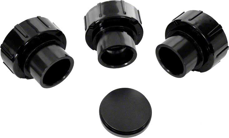 R0462600 - Tailpiece, Cap and Union Nut Set (Set of 3), 50mm - Zodiac