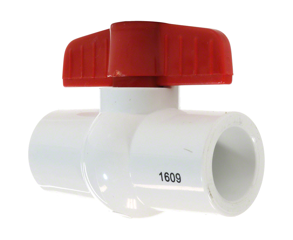 Compact PVC Ball Valve - 3/4 Inch Solvent