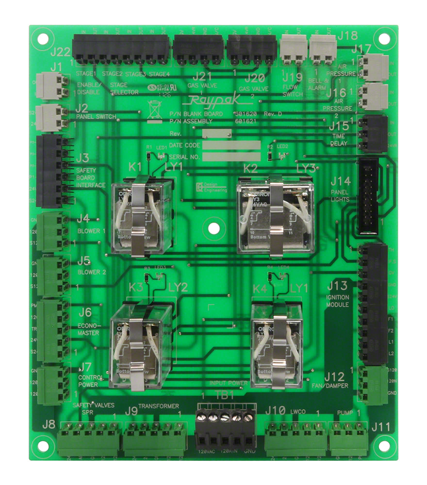 007901F - PC Board CPW 992 Kit - Raypak