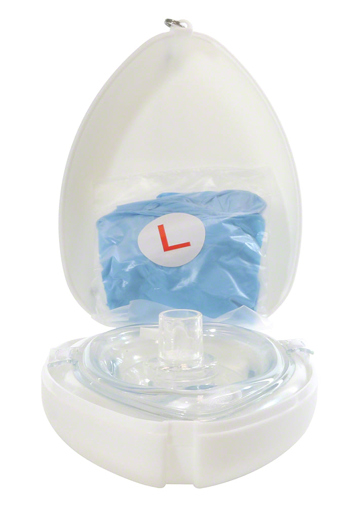 CPR Adult/Child Pocket Resuscitator Hard Case - White - CPRM-W
