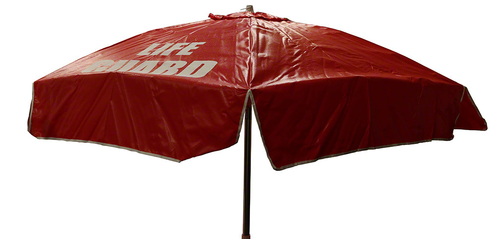 6-1/2 Foot Vinyl Lifeguard Umbrella - Tilting