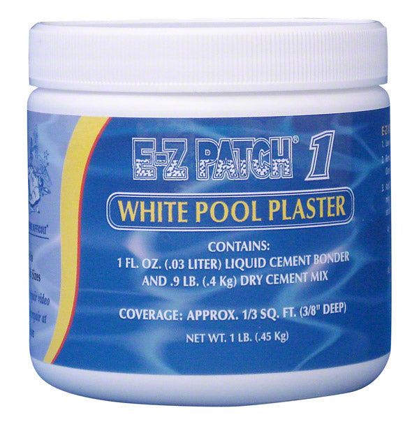 White Pool Plaster Repair - 1 lb - EZ Patch - EZP1-1