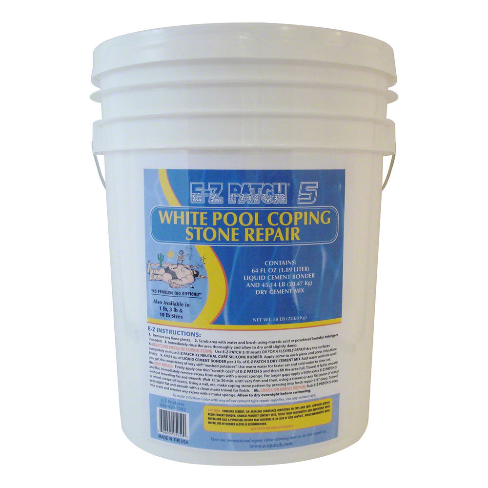 White Coping Stone Repair - 50 lbs - EZ Patch - EZP5-50