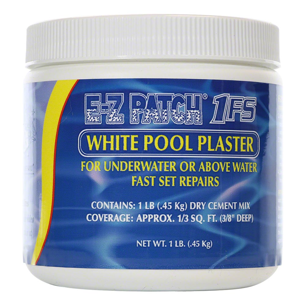 White Pool Plaster Repair (Quick Set) - 1 lb - EZ Patch - EZP1-1-FS