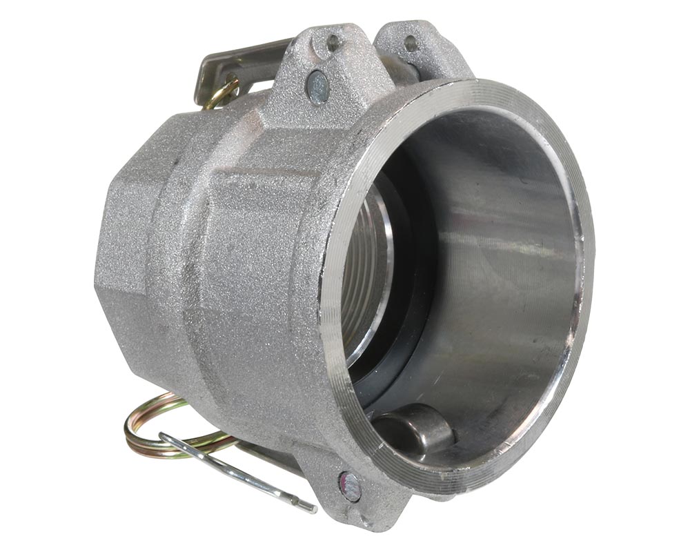 Aluminum Cam and Groove Female Coupler x NPT Thread - 2 Inch - 958-AD200EZ