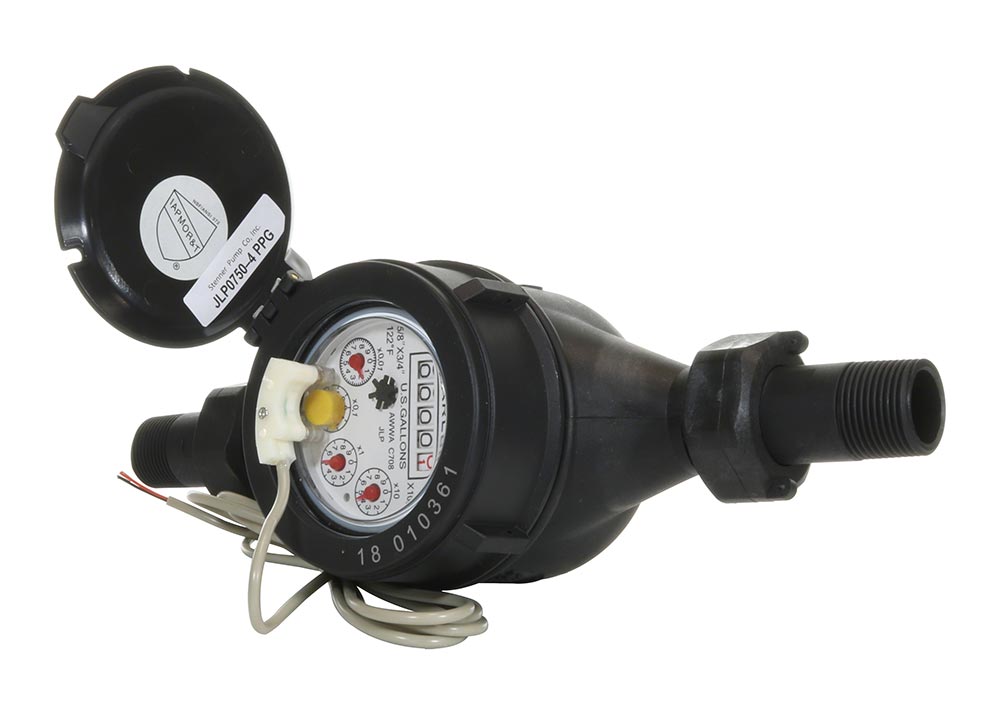 JLP0750-4PPG - Econ 3/4 Inch Water Meter - 1 Pulse - Stenner