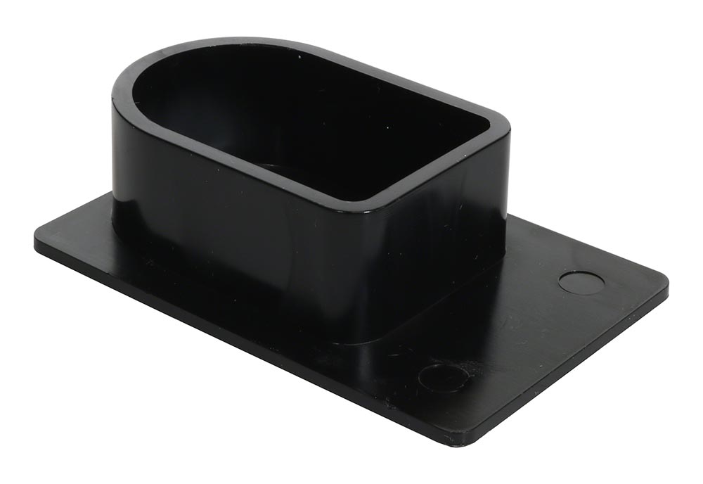 Deck Drain Universal End Cap - Black - Stegmeier - DEP
